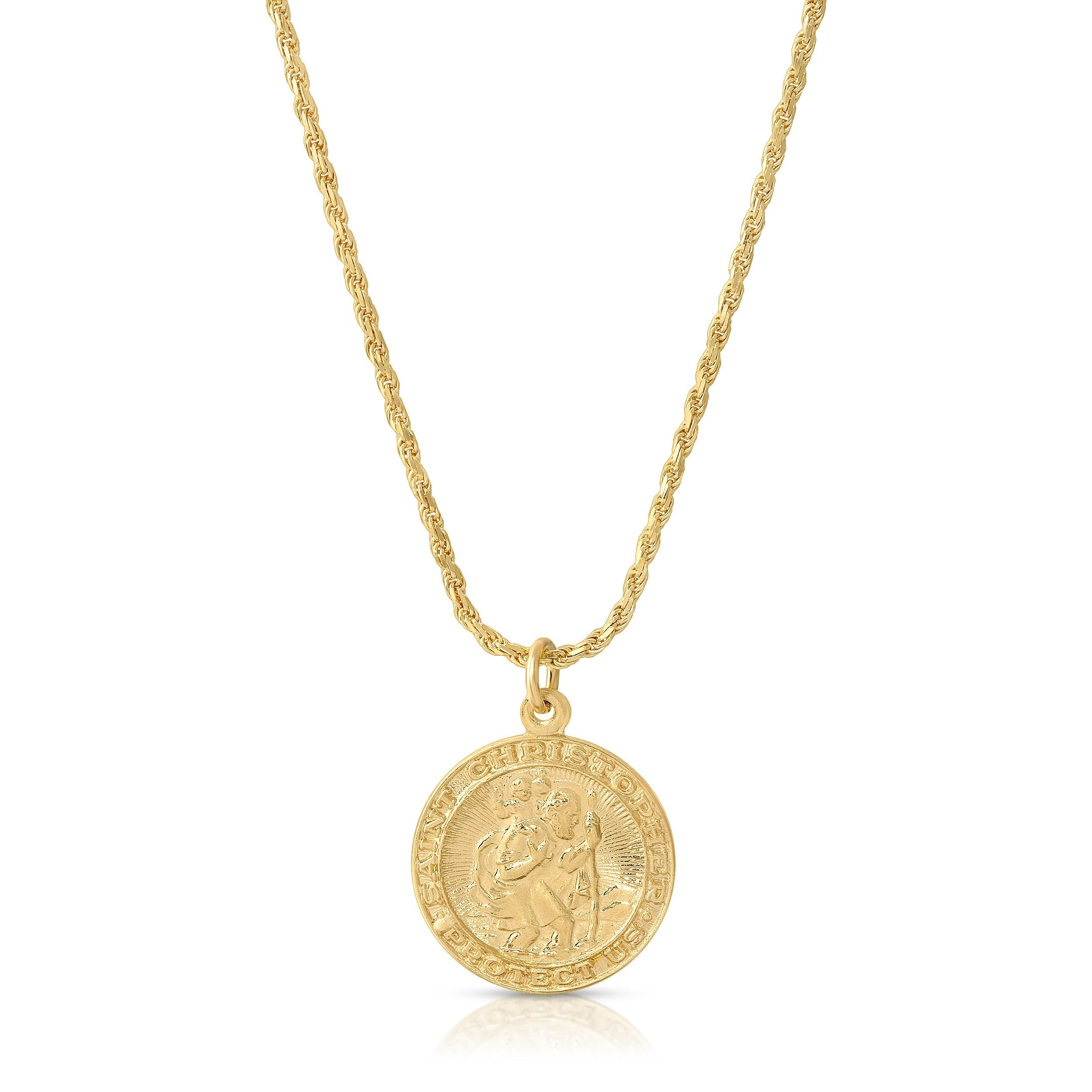 Gold Filled Saint Christopher Charm Necklace – Joy Dravecky