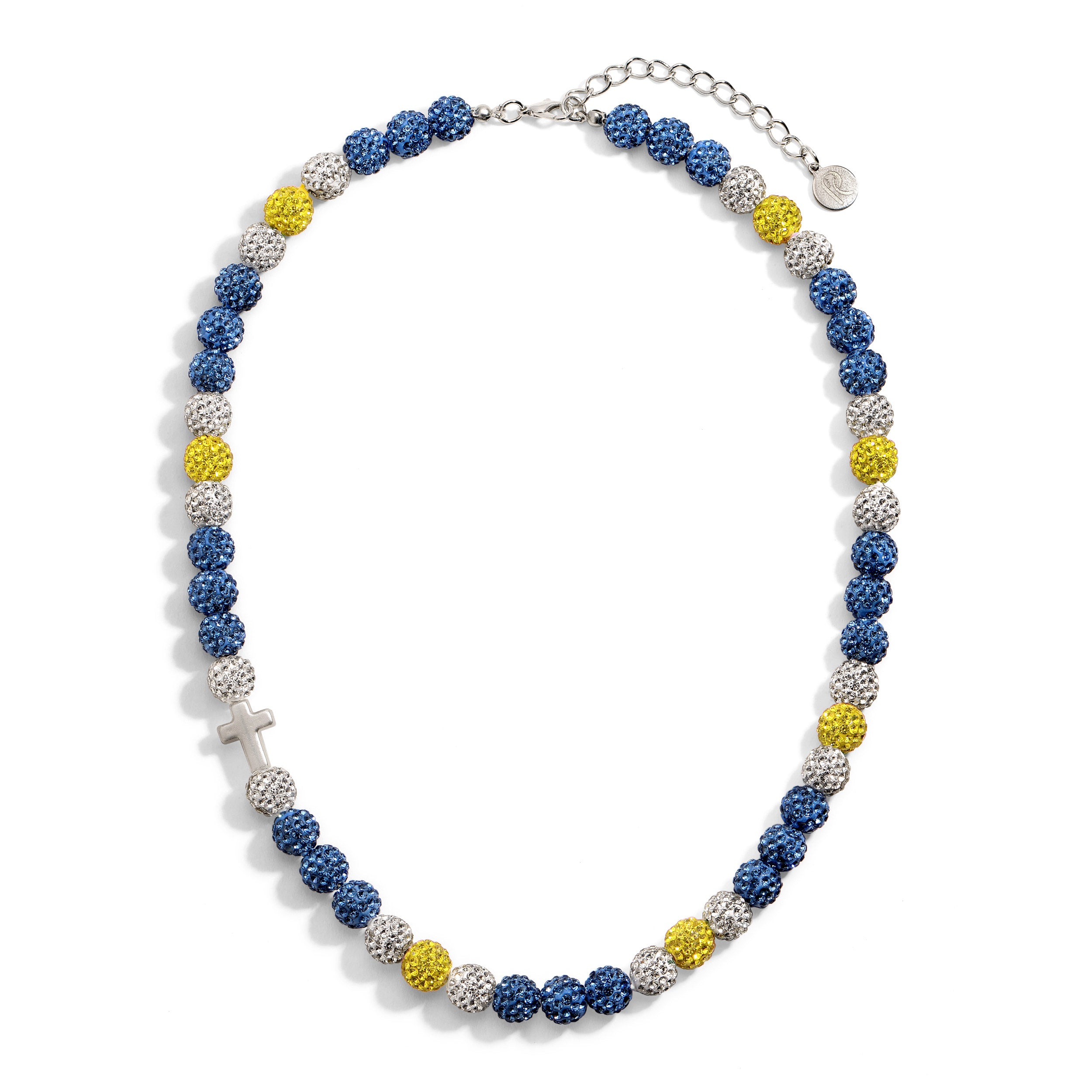 The "Let's Grow!" Necklace in Blue and Yellow – Joy Dravecky